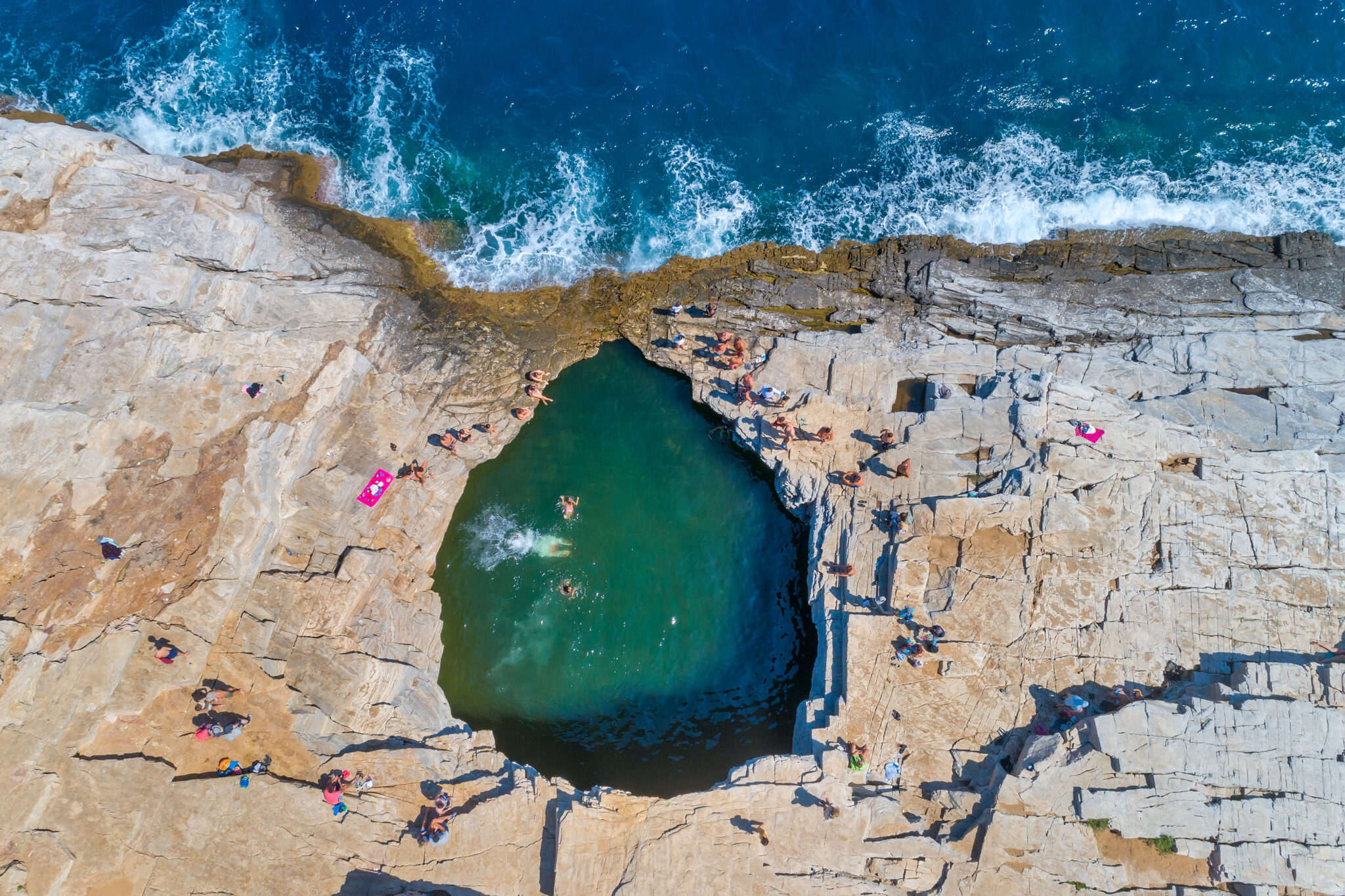 Giola: The rock pool in Thassos sculpted by waves and erosion