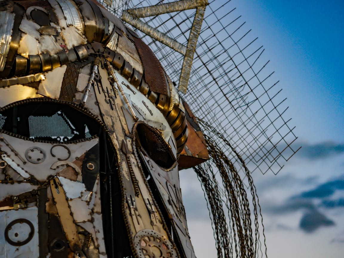 Iron Junk Art: Handcrafted pieces from scrap metal come to life